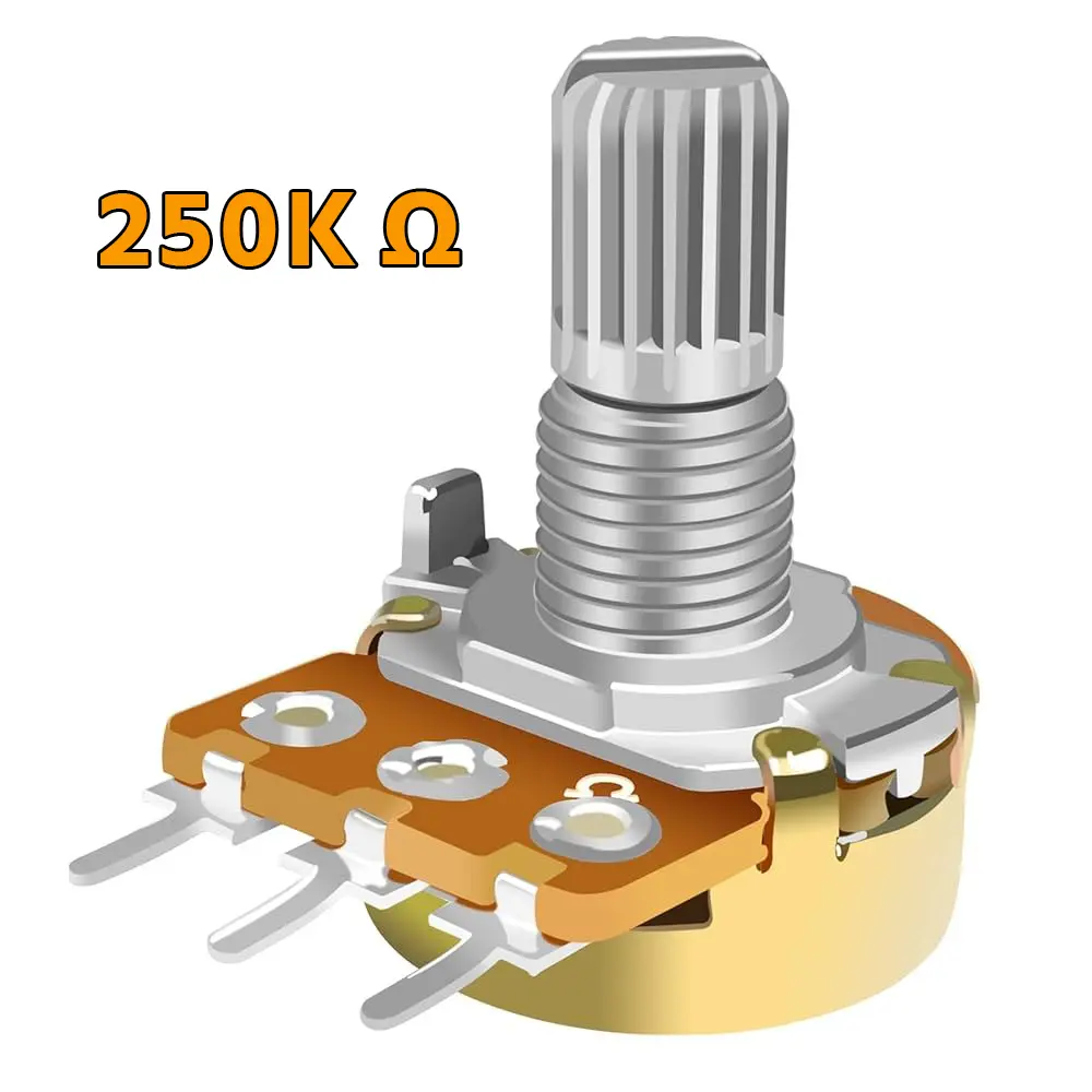 Variable Resistor (Potentiometer) 250k OHM | Gravity for Electronics